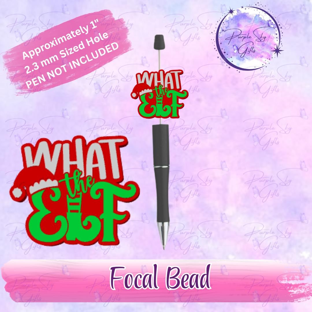 What the Elf - Focal Bead - Great Bead for Pens, Badge Reels, Keychains ...