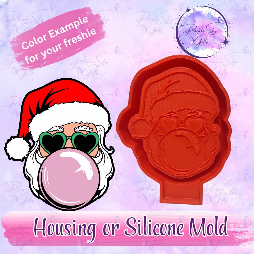Bubblegum Santa Claus Mold Housing or Silicone Mold - Etsy