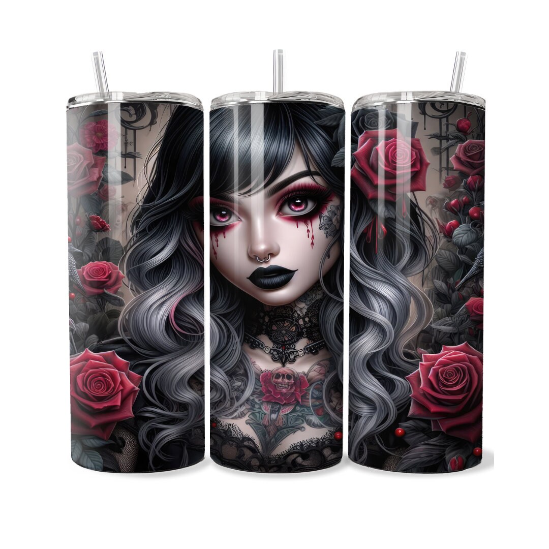 20 or 30 Oz Witchy Woman Goth Girl Stainless Steel Tumbler - Etsy