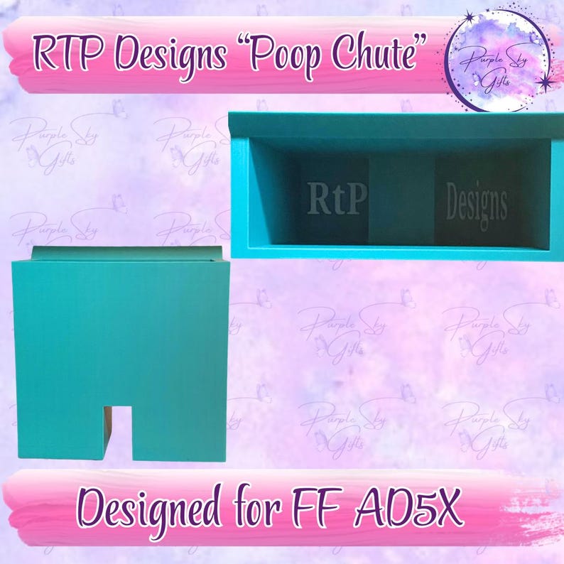 RTP Designs 3D Printed "poop Chute" - 2 Sizes to Chose From Regular or ...