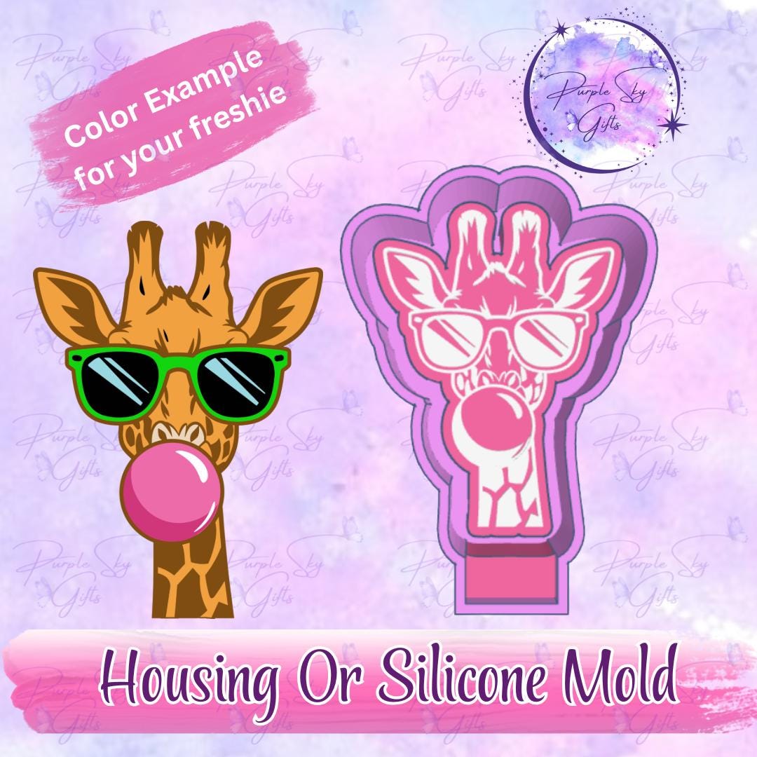 Bubblegum Giraffe Mold Housing or Silicone Mold - Etsy