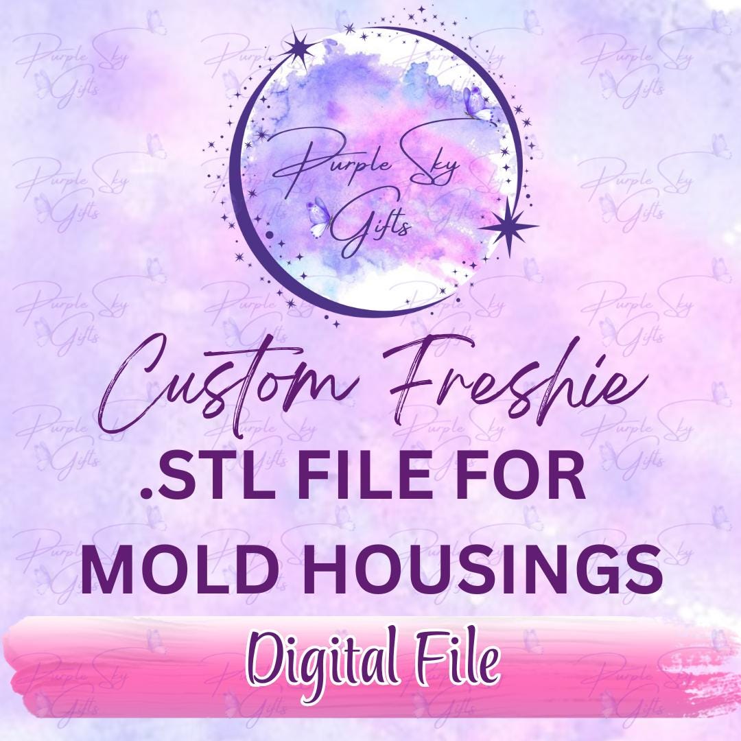 Custom STL DIGITAL FILE From Your Svg for Mold Housing, Freshie ...