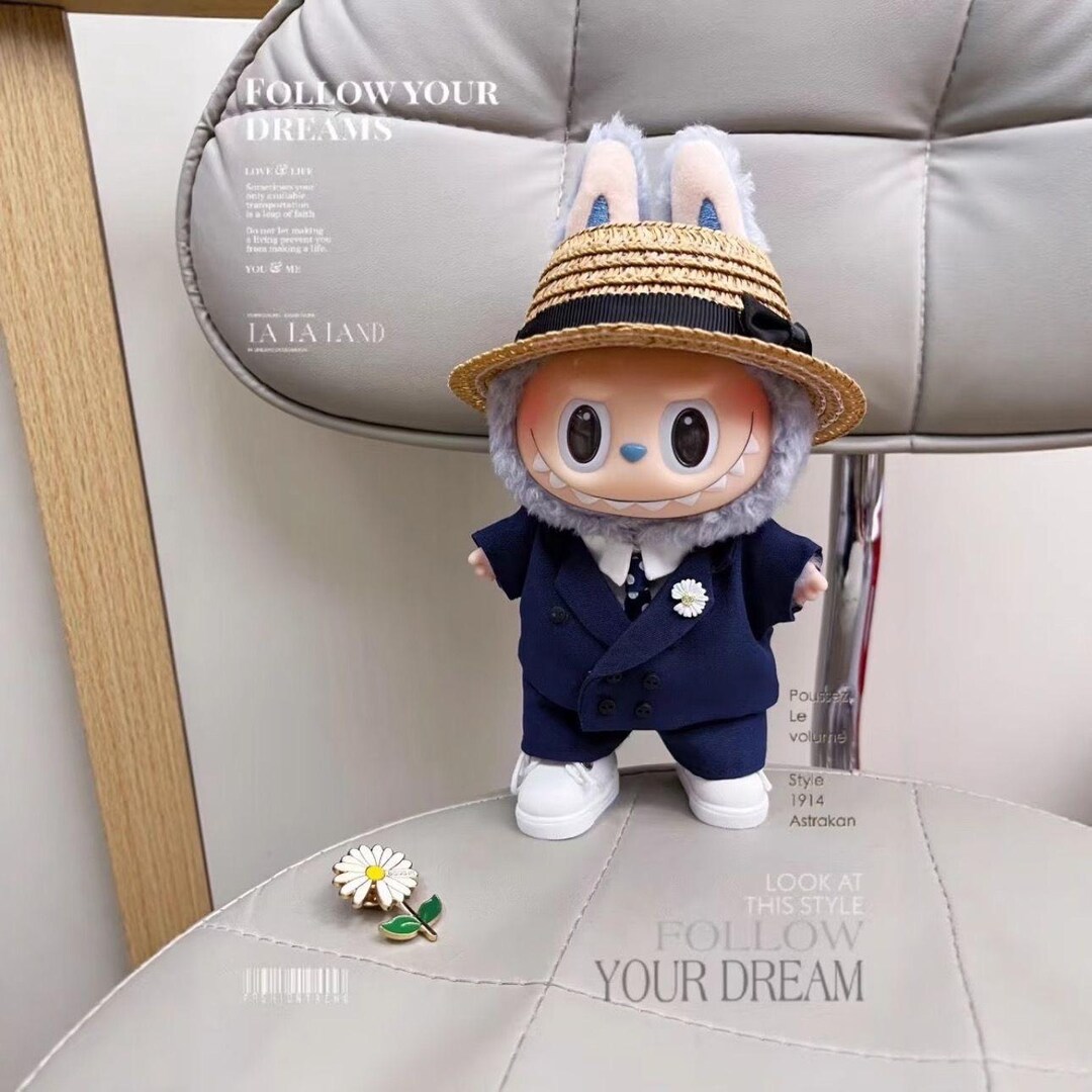 Labubu Clothes G-dragon Navy Suit Set 【not Included Labubu! Only ...