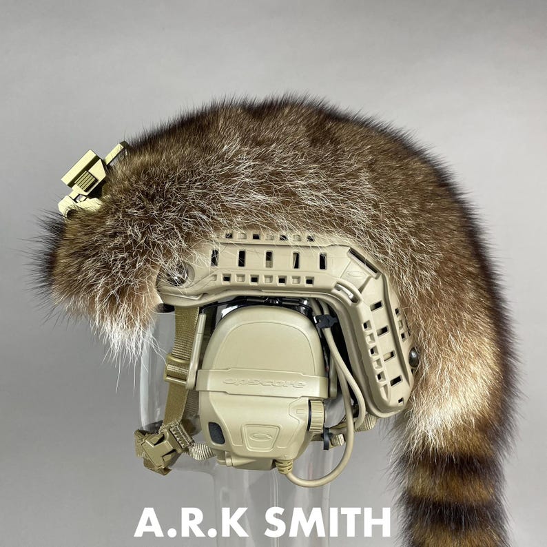 OPS-CORE SF Helmet Cover Raccoon Fur - Etsy