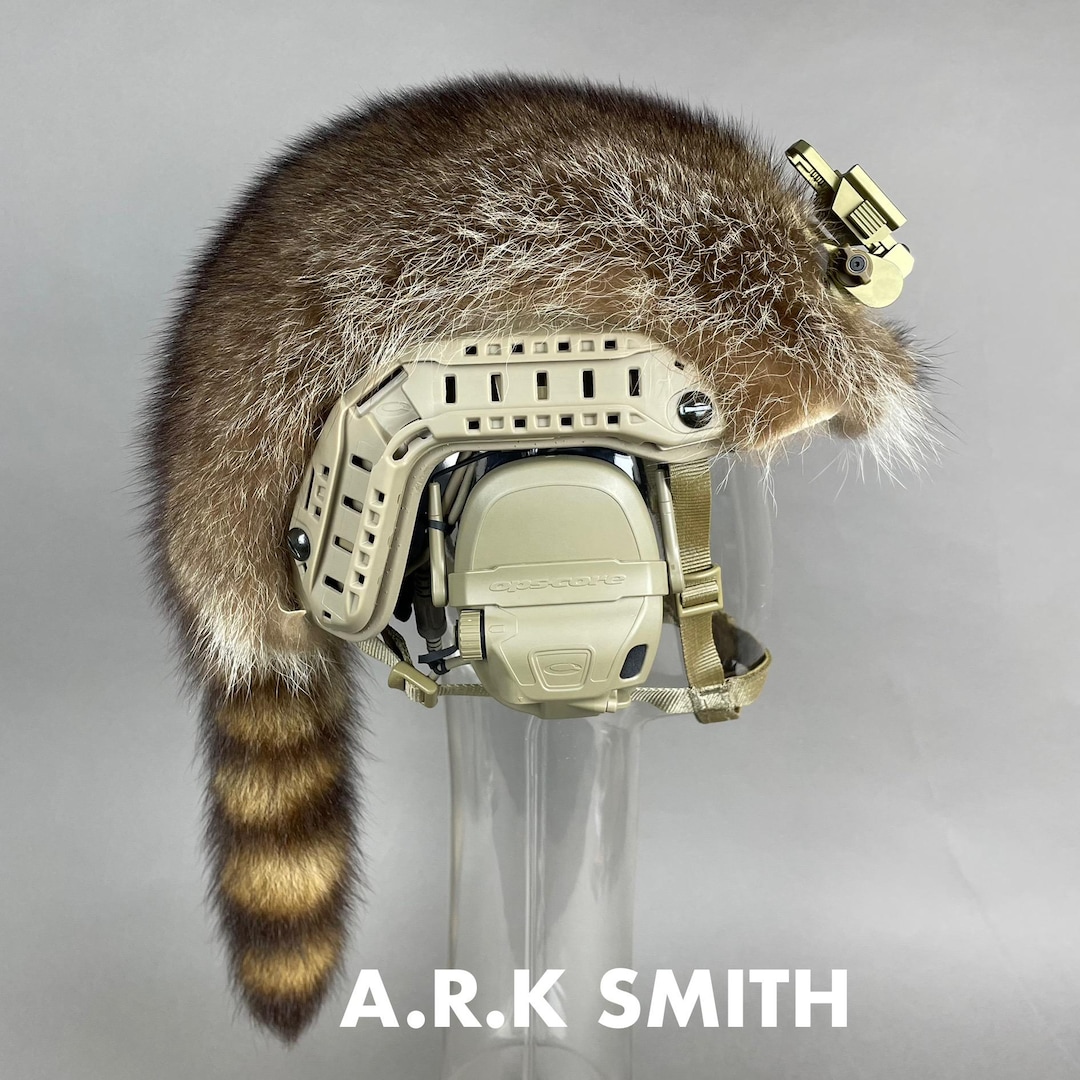 OPS-CORE SF Helmet Cover Raccoon Fur - Etsy