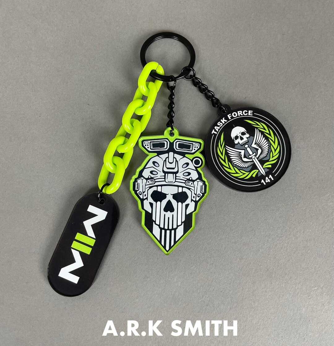 COD19 MW2 Ghosts Task Force 141 Keychain - Etsy UK