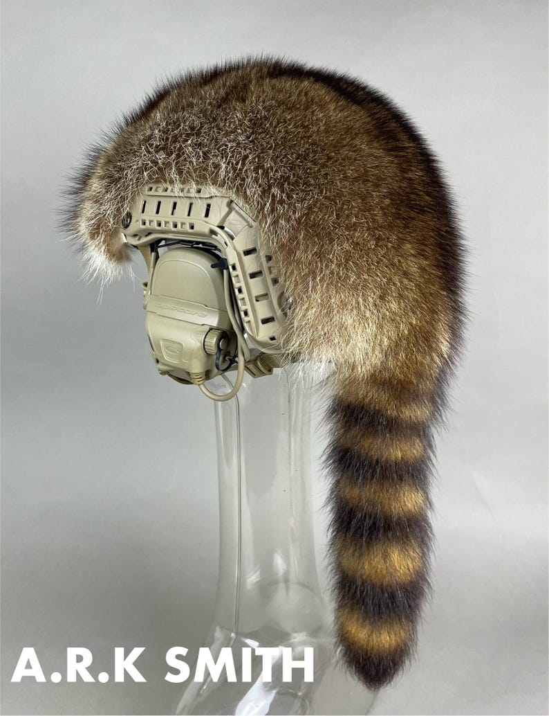 OPS-CORE SF Helmet Cover Raccoon Fur - Etsy