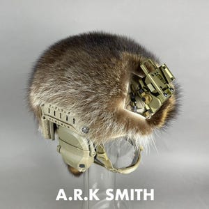 OPS-CORE SF Helmet Cover Raccoon Fur - Etsy