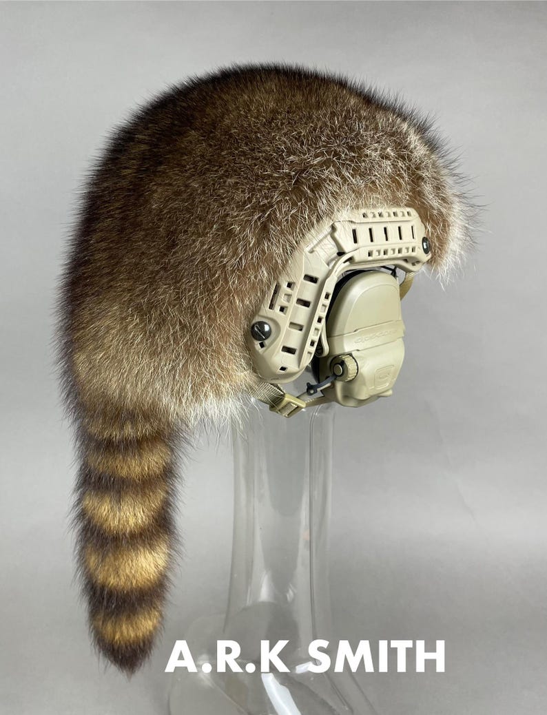 OPS-CORE SF Helmet Cover Raccoon Fur - Etsy