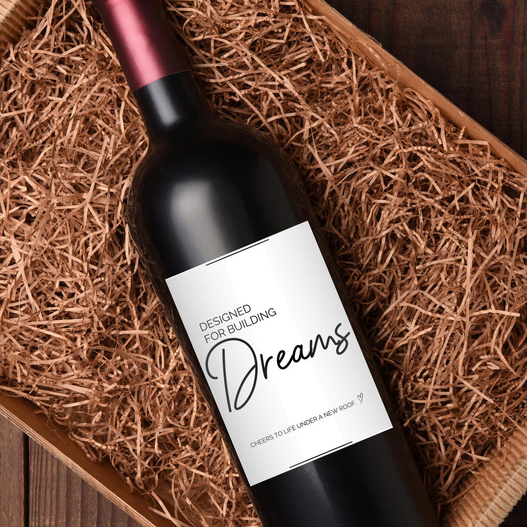 Wine Label Editable Product Packaging Label Product Minimal Label ...