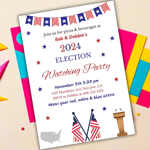 Political Party Invitation
