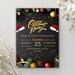 Editable Christmas Party Invitation Template: Festive Holiday Invite ...