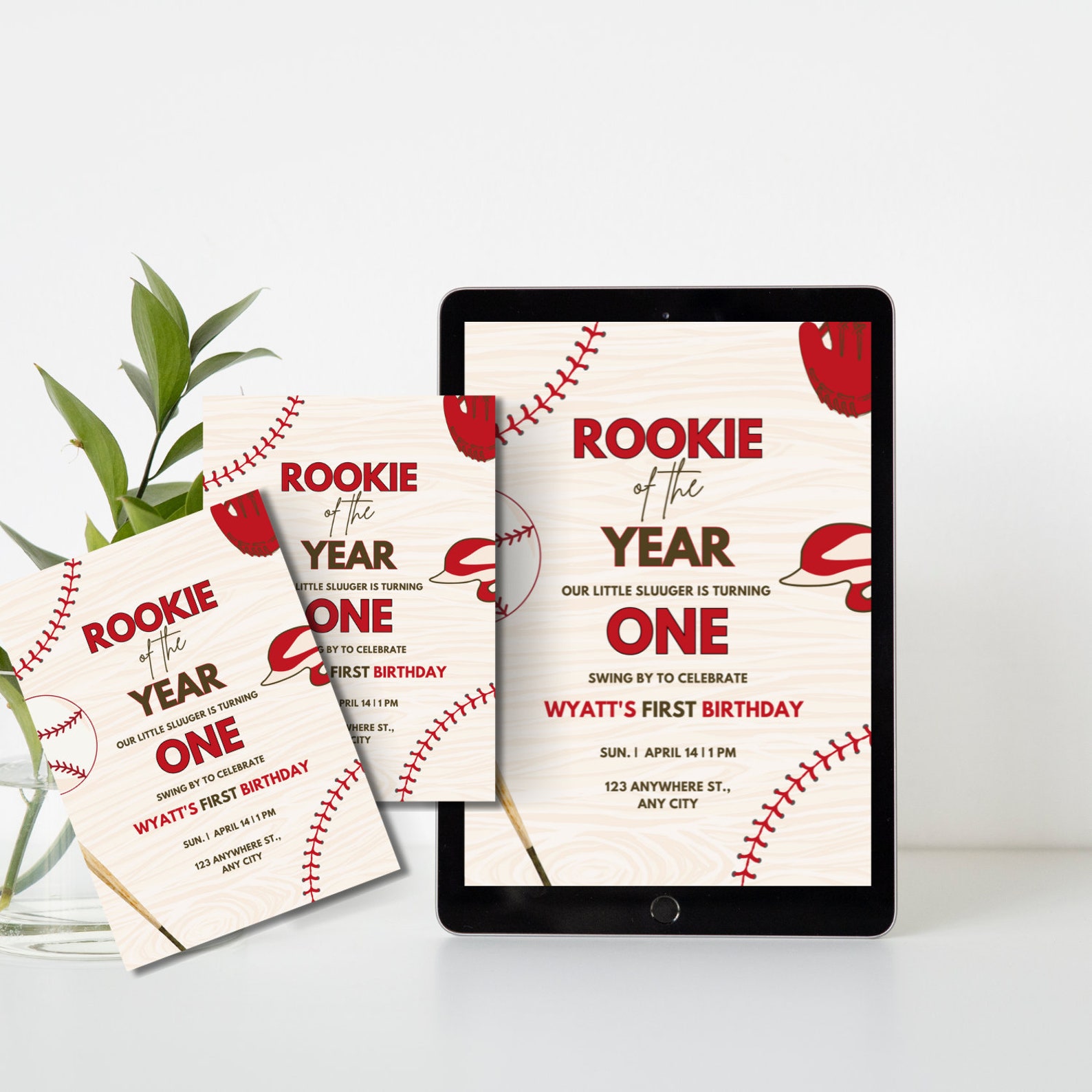 Custom Baseball Party Invitation custom Digital Download for Birthdays ...