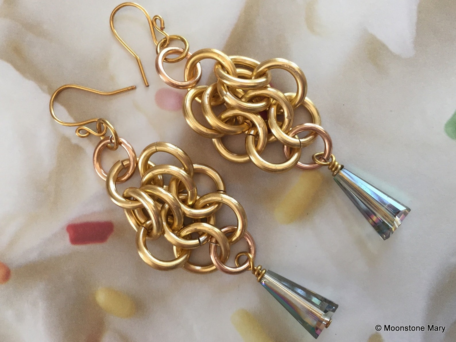 Handmade Crystal Earrings, Bridal Jewelry, Crystal Jewelry, Gift for ...