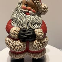 Ceramic Santa - Etsy