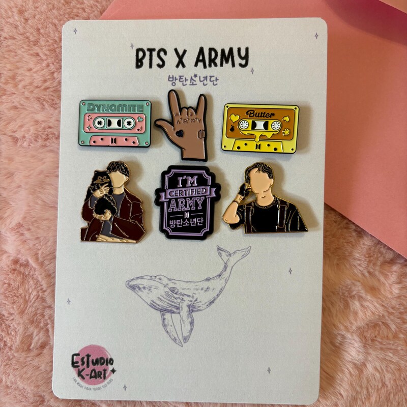 Bts Buttons - Etsy