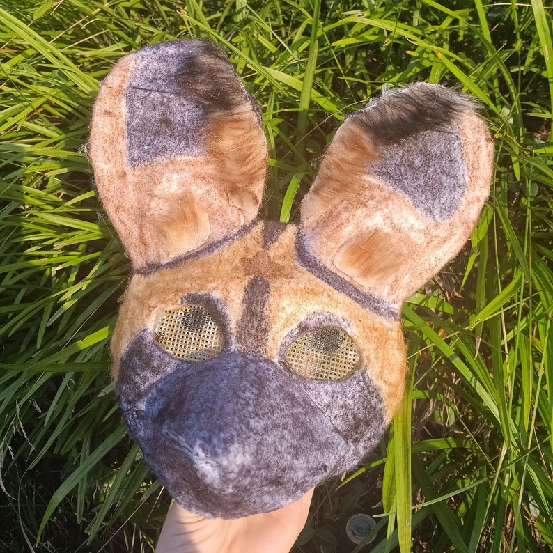 African Wild Dog Therian Cosplay Mask - Etsy