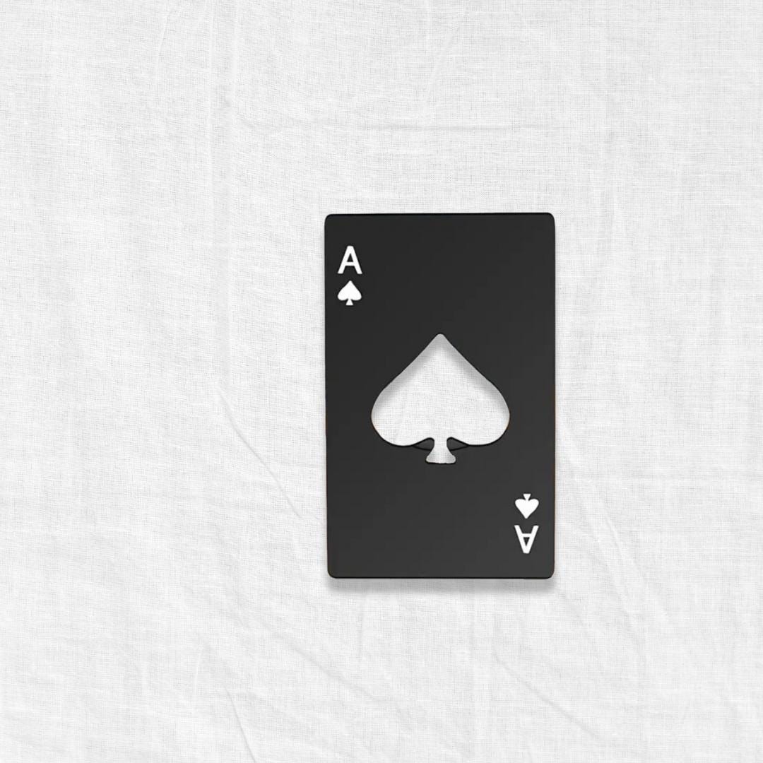 Ace of Spades Card-shaped Stainless Steel Bottle Opener - Etsy