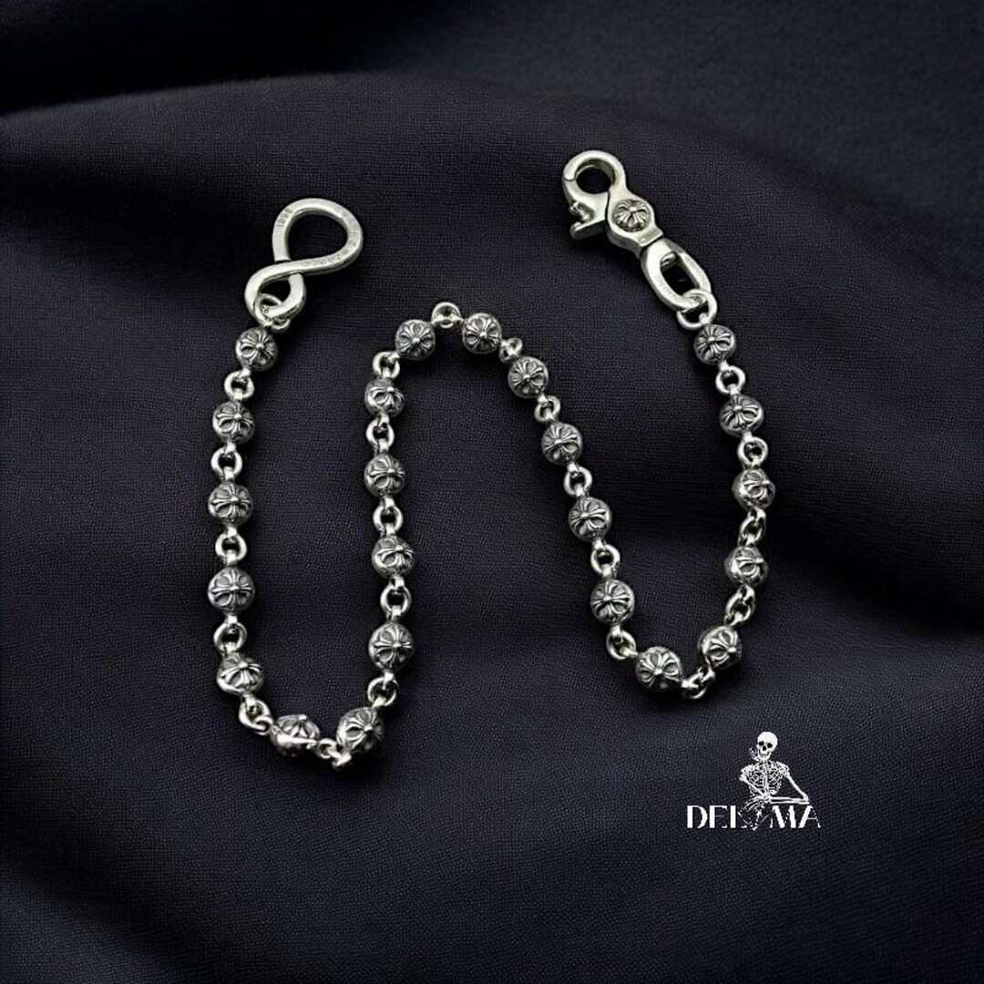 Handmade Punk Cross Wallet Chain – Retro Jean & Bag Chain – Gothic Hip ...