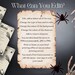 Scary Halloween Menu Printable Template for Home, Office, Bar ...