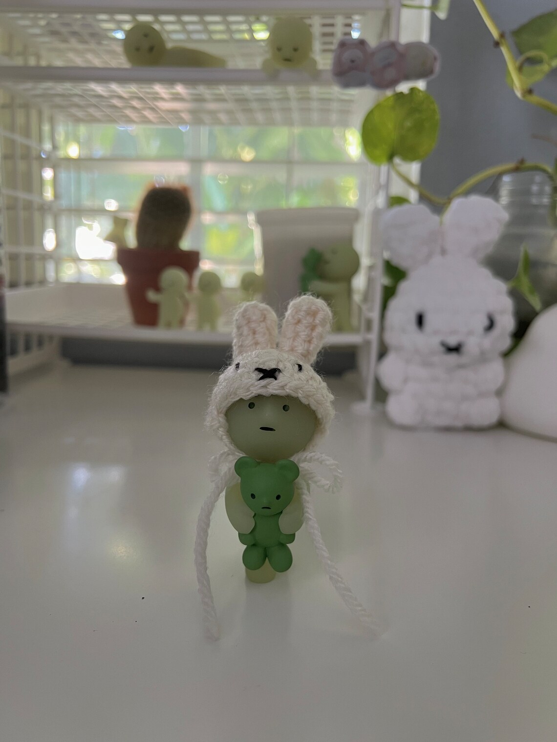 Smiski Miffy Crochet Hat - Etsy