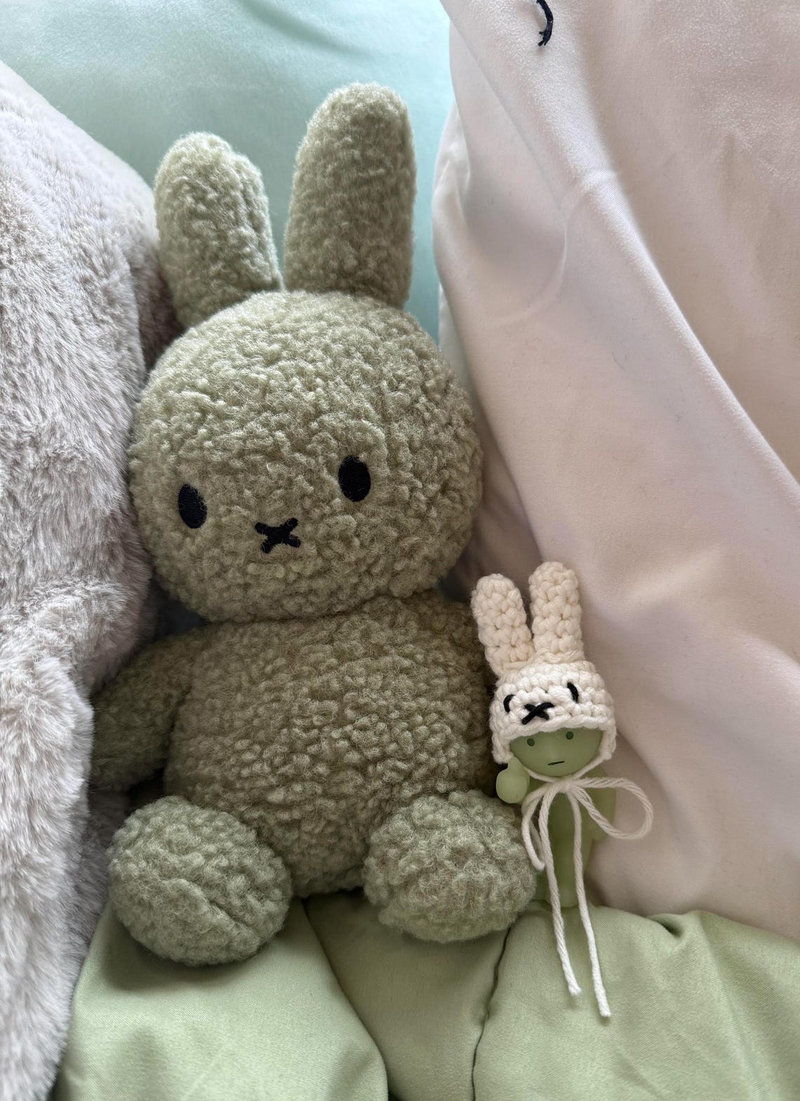 Smiski Miffy Crochet Hat - Etsy