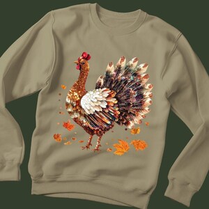 Thanksgiving Turkey Png Fall Png Disco Png Retro Thanksgiving Png ...
