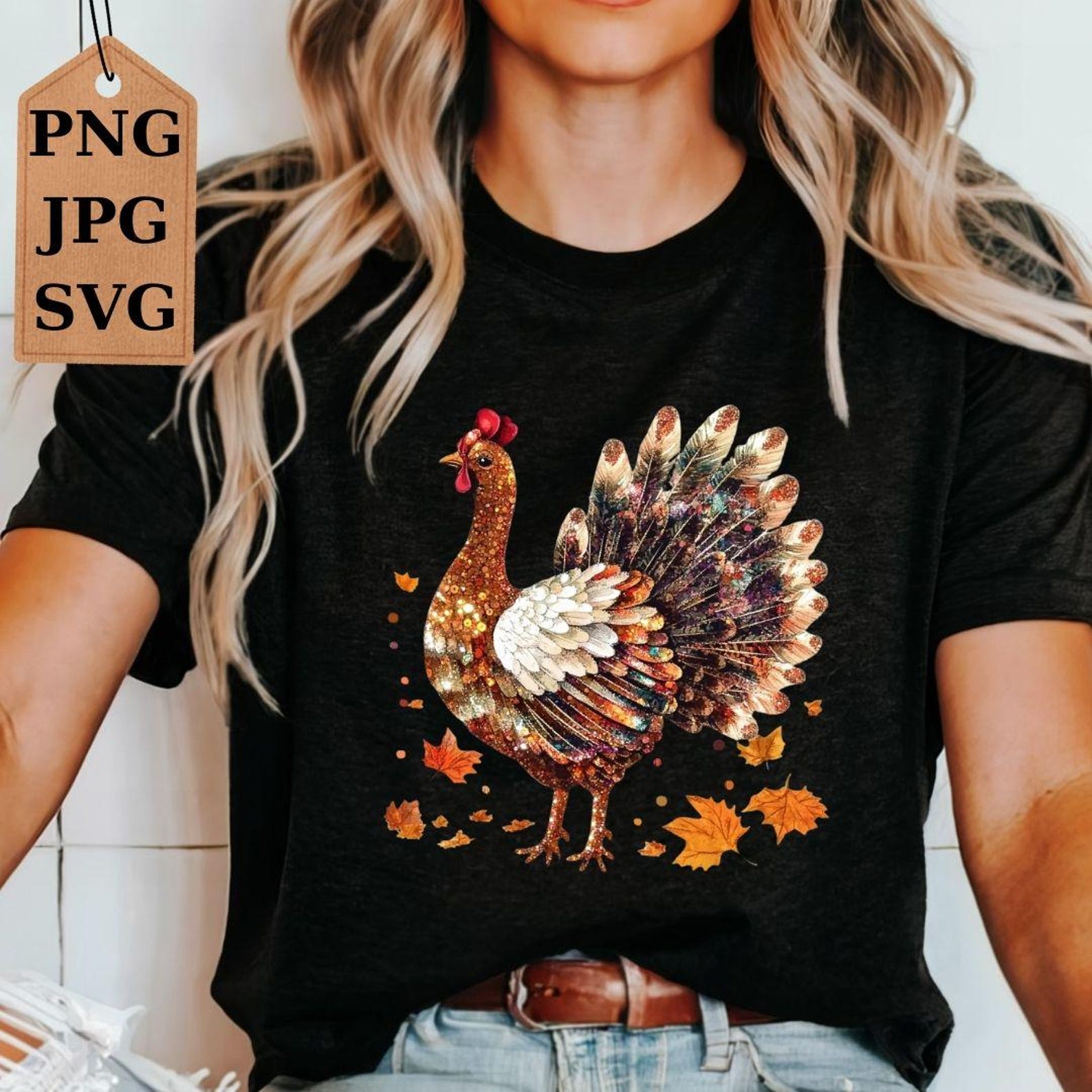 Thanksgiving Turkey Png Fall Png Disco Png Retro Thanksgiving Png ...