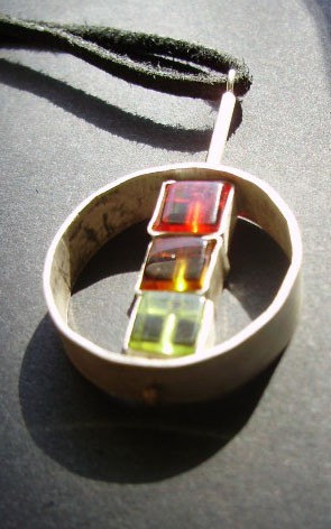 Stop, Wait, Go Pendant, Stoplight, Red, Yellow, Green, Funky, Modern ...