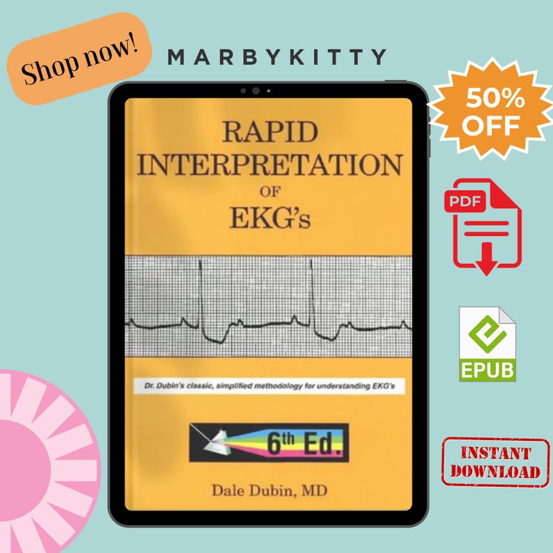 Rapid Interpretation of Ekg's, Sixth Edition - Etsy