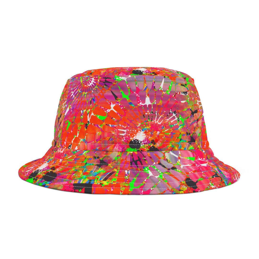 PUSH Abstract ART Bucket Hat AOP - Etsy