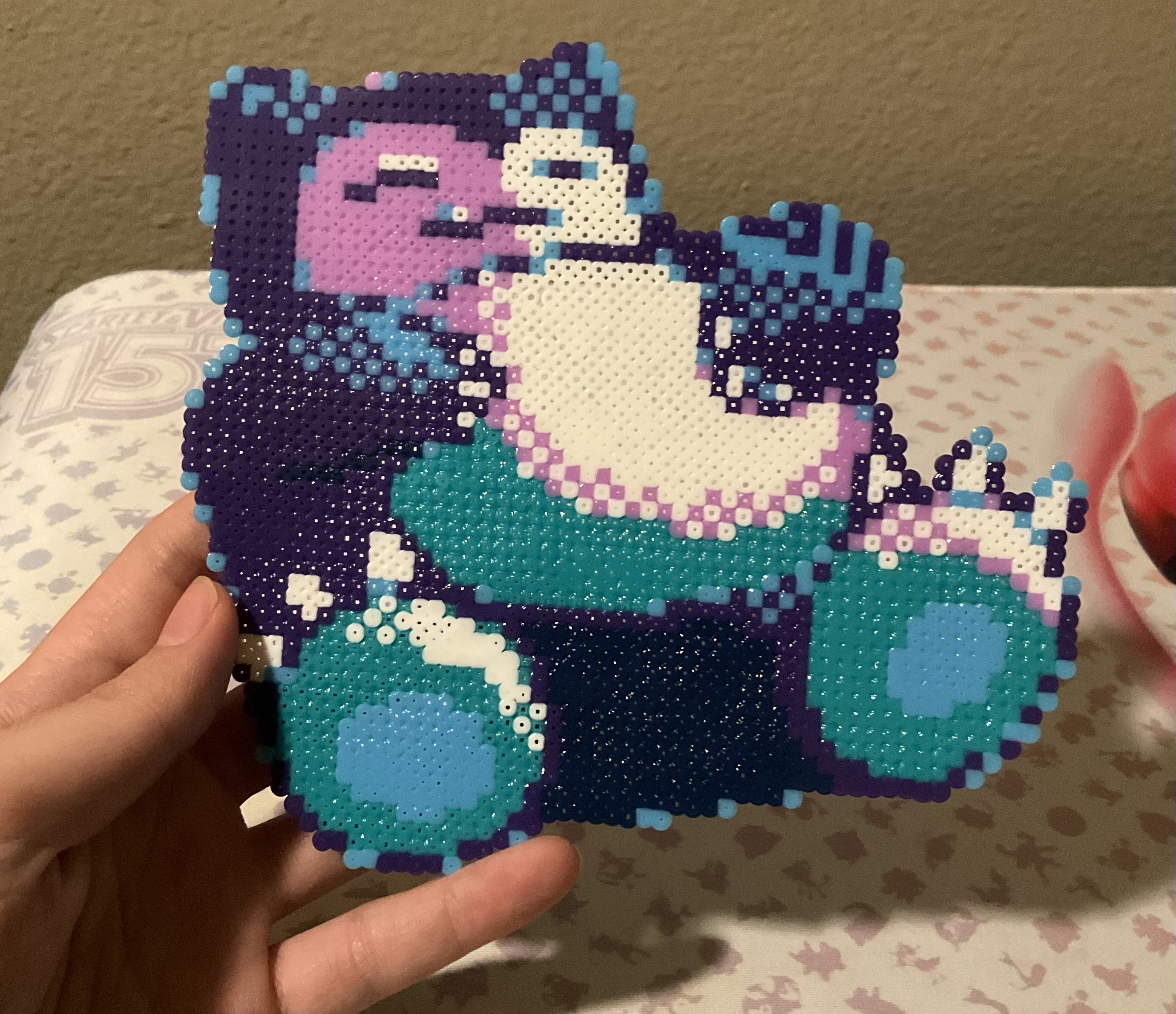 Snorlax Mini Perler Bead Sprite - Etsy
