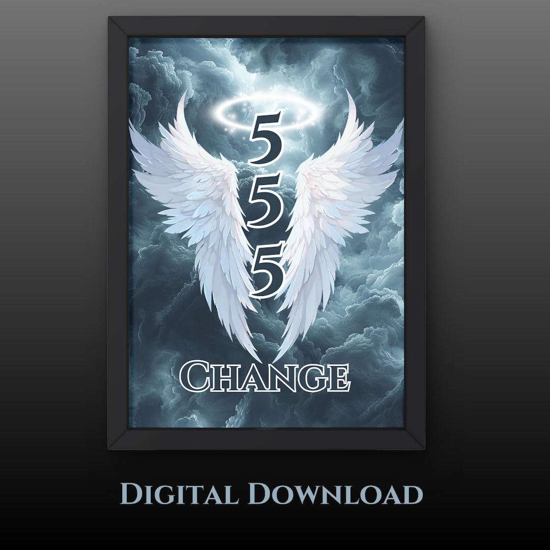 555, Angel Numbers, Law of Attraction, Positive Affirmation, Angel ...