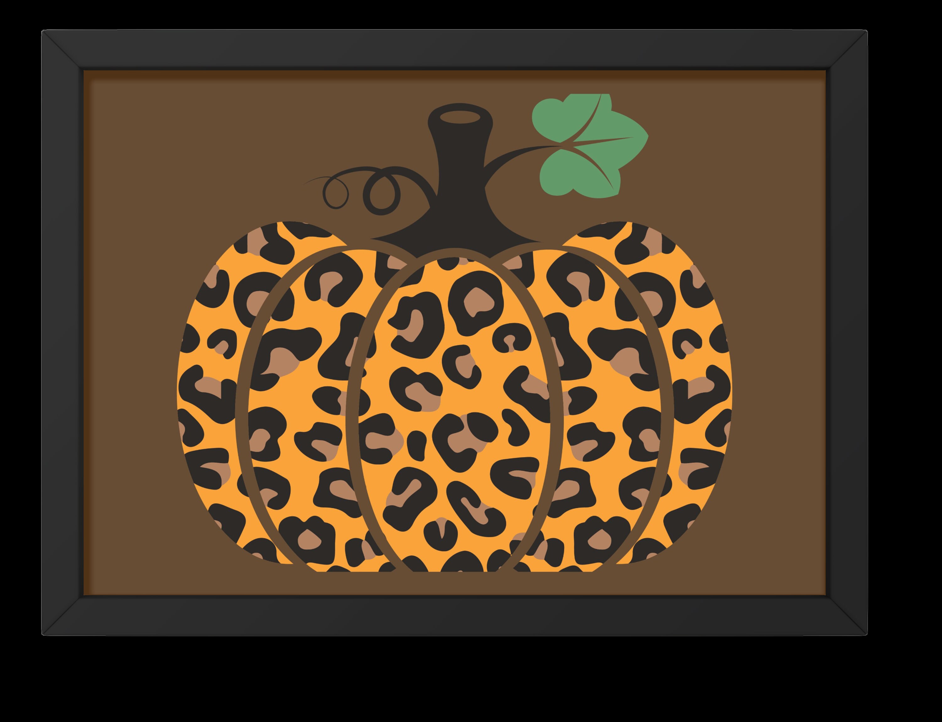 Leopard Pumpkins Wall Art, Digital Downloads, 3 Pumpkin Prints, Fall ...
