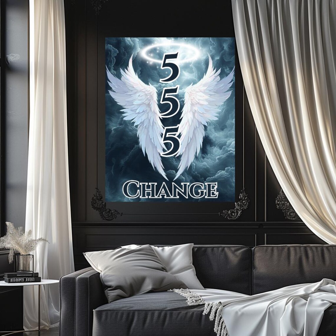 555, Angel Numbers, Law of Attraction, Positive Affirmation, Angel ...