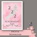 Angel Number 222 Printable Guardian Angel Affirmation Pink White ...