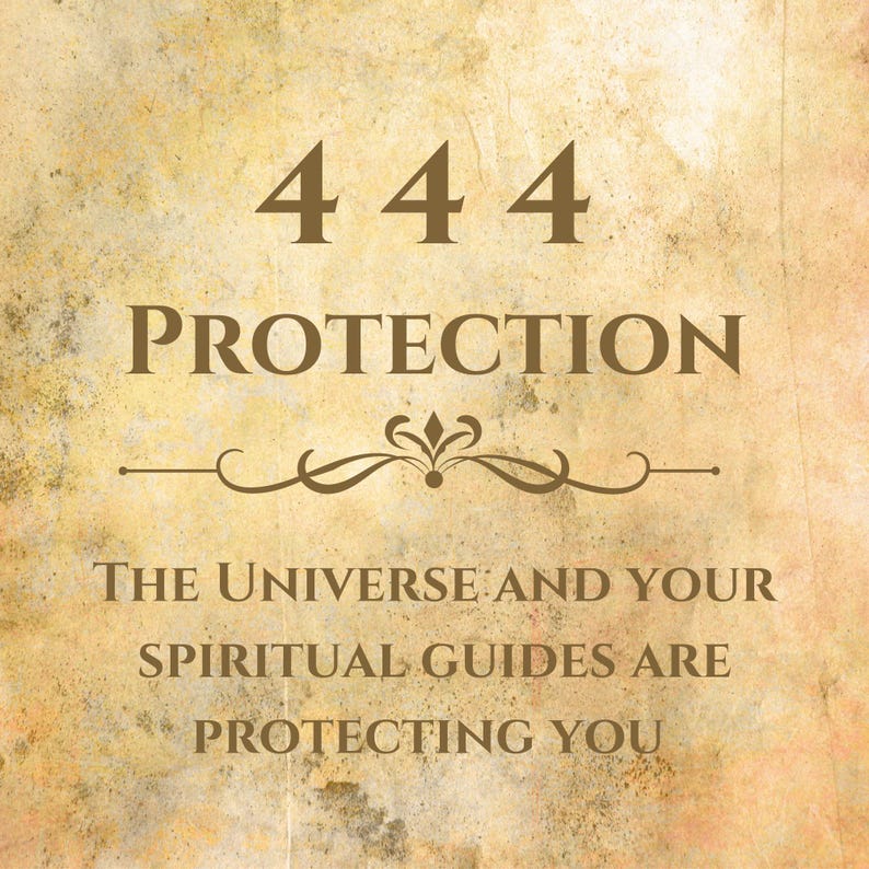 Angel Number 444, Guardian Angel, Positive Affirmation, Spirit Guide ...