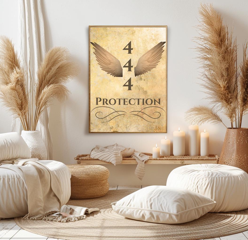 Angel Number 444, Guardian Angel, Positive Affirmation, Spirit Guide ...