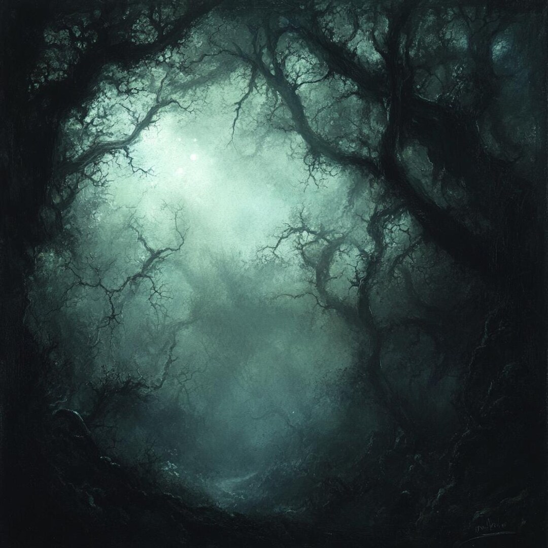 20 Dark Forest Clipart, Spooky Forest Digital Art, Haunted Forest ...