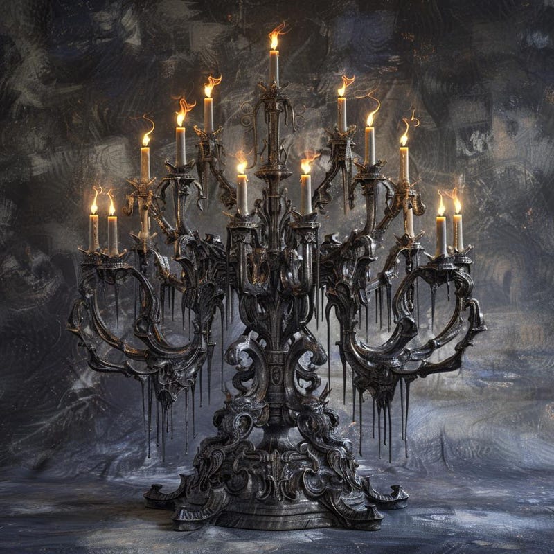 Gothic Candle Holder - Etsy UK
