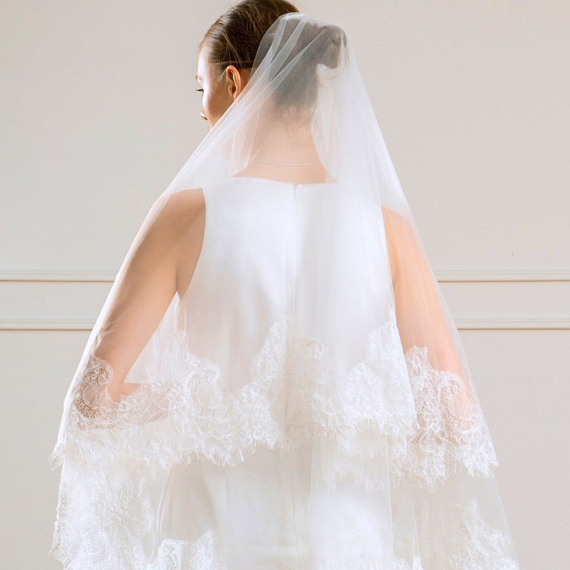 Bridal Blusher Veil - Etsy
