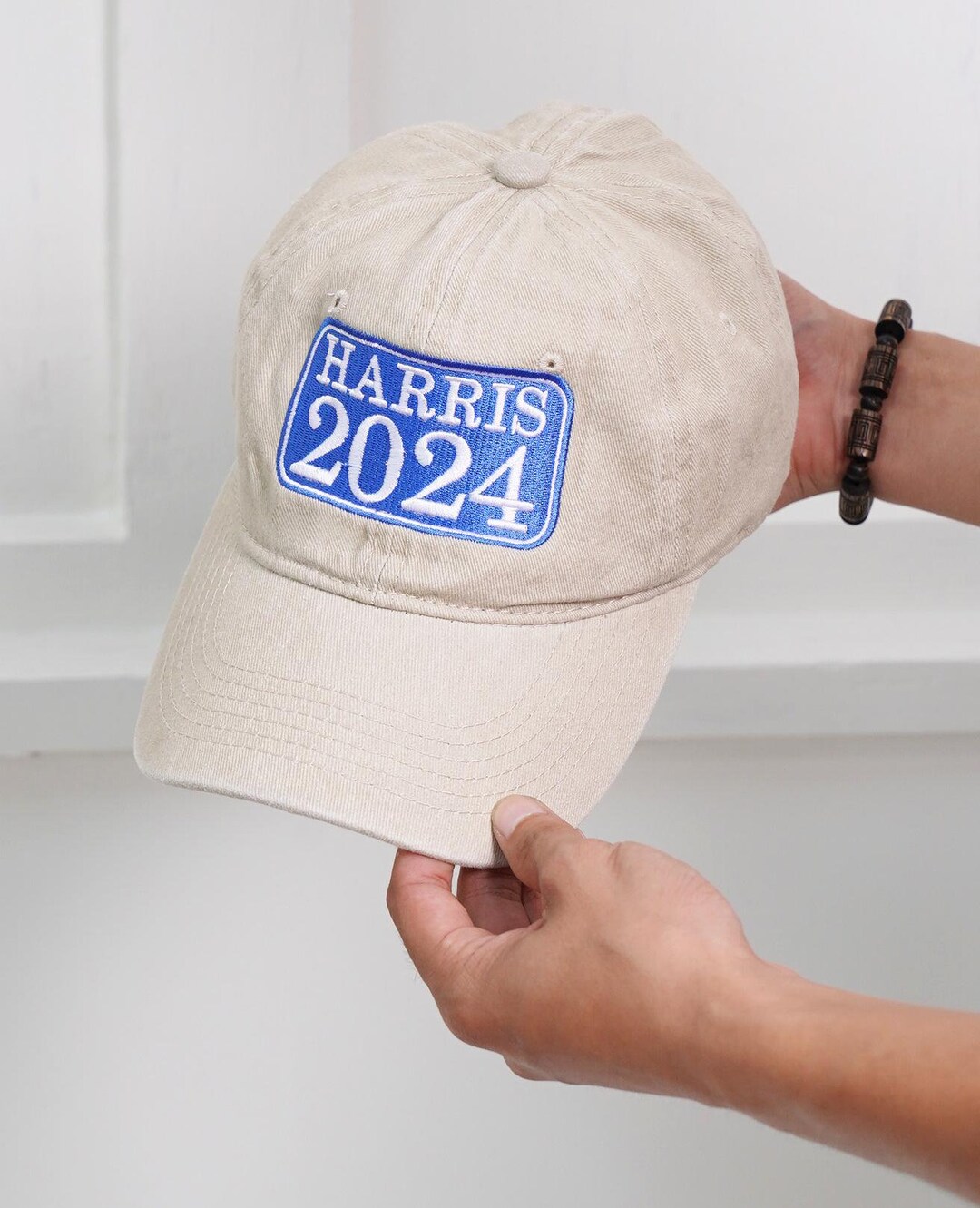 Kamala Harris 2024 Embroidered Hat, Madam President Dad Hat, Harris ...