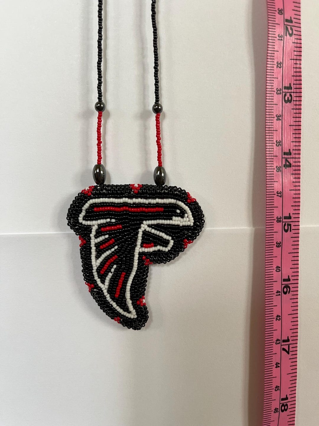 Atlanta Falcons Beaded Medallion - Etsy