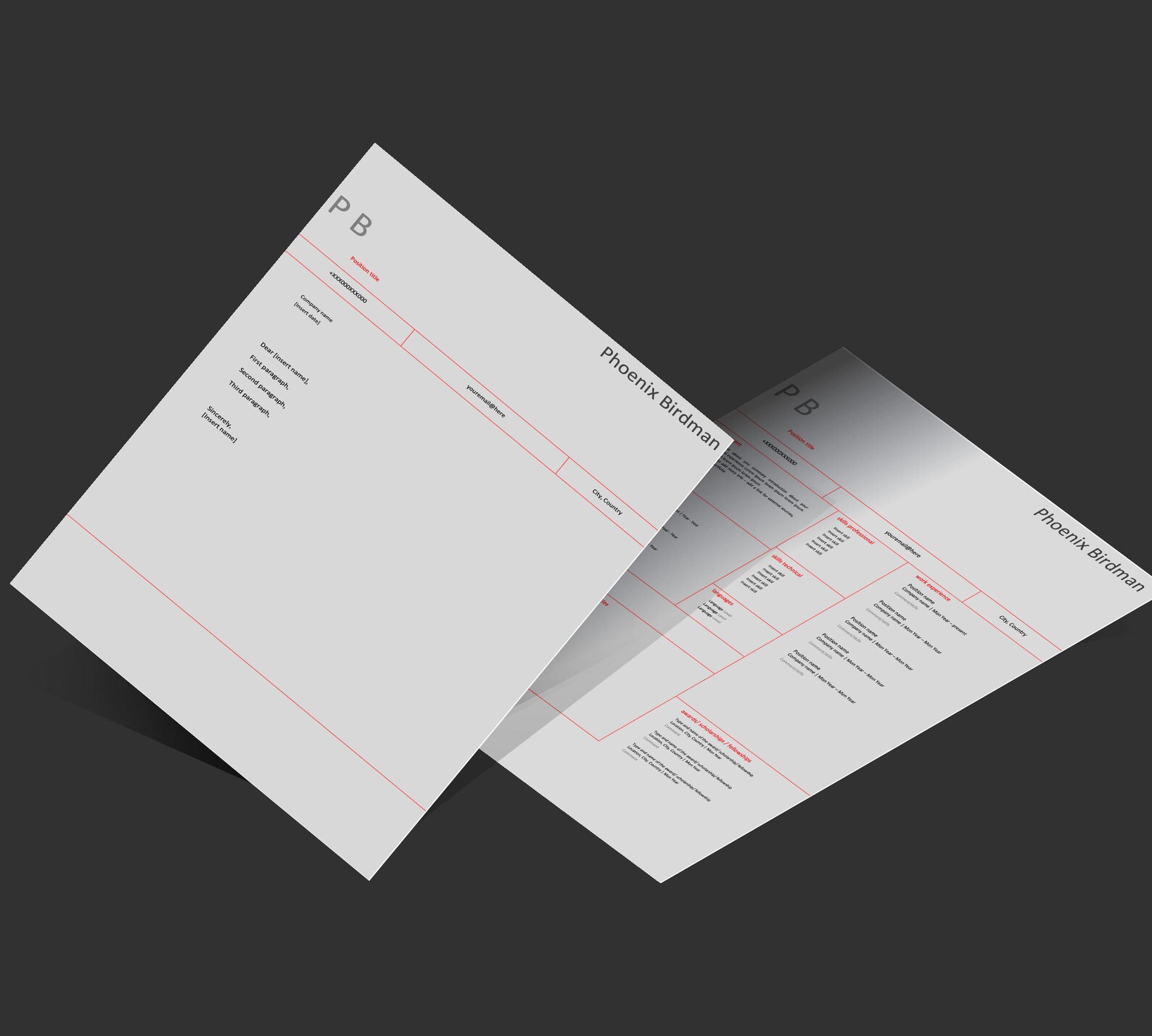 Easy Creative Resume Template for Creative Professionals | Professional ...