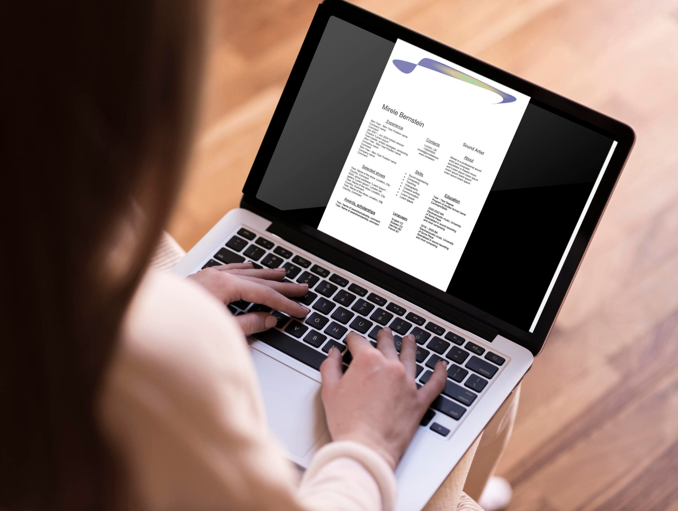 Easy Creative Resume Template for Creative Professionals Professional ...