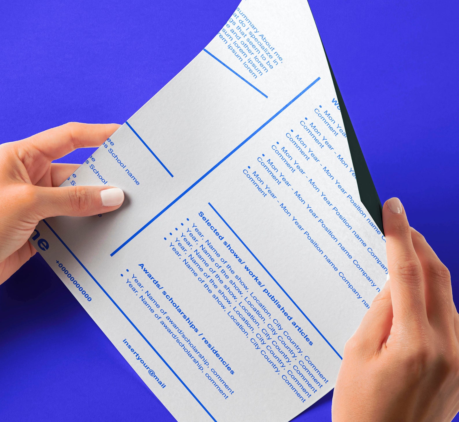 Easy Creative Resume Template for Creative Professionals | Professional ...