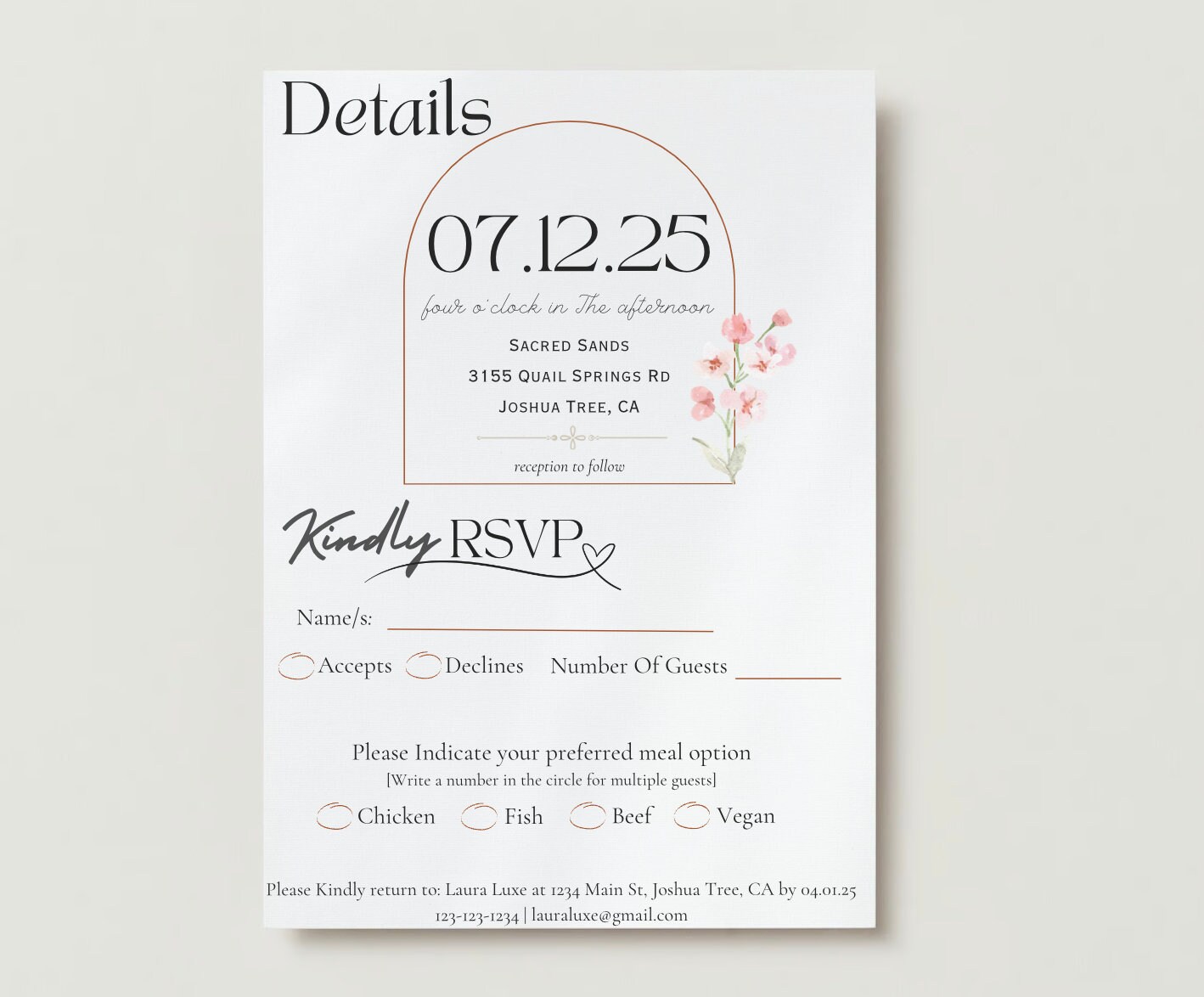 Polaroid-inspired Wedding Invitations - Customizable Vintage Photo ...