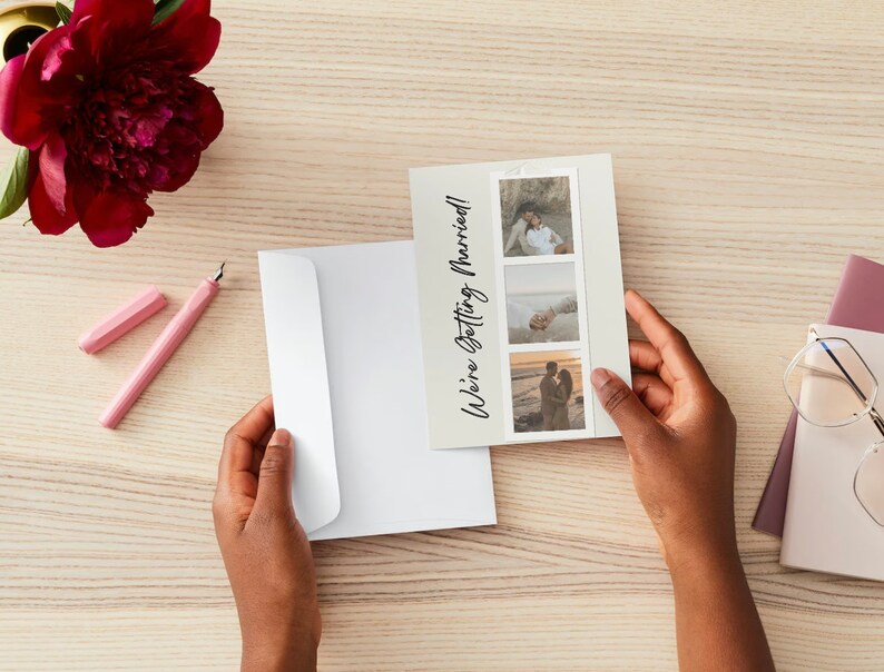 Vintage Polaroid Save the Date | Personalized Wedding Cards - Etsy