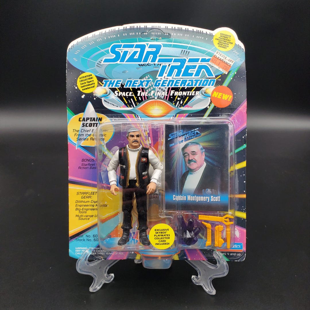 Vintage 1993 Star Trek the Next Generation captain Montgomery Scott ...