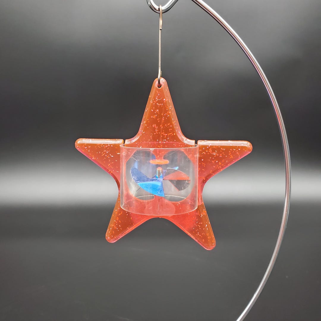 Hard to Find Tinkle Toy MCM Star Spinner Ornament - Etsy